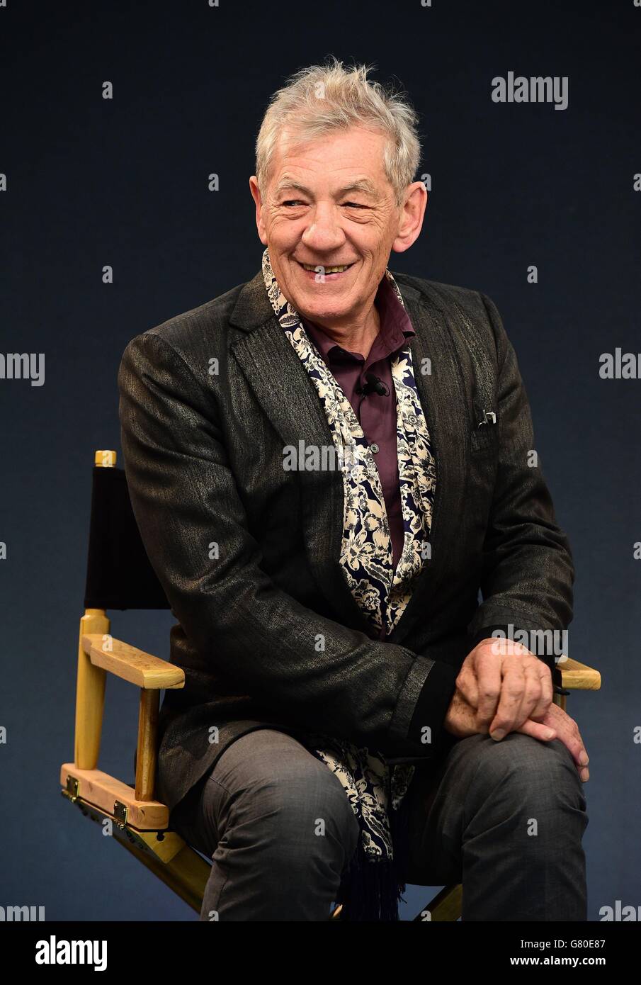 Sir Ian McKellen Meet The Actor event - London Stock Photo - Alamy