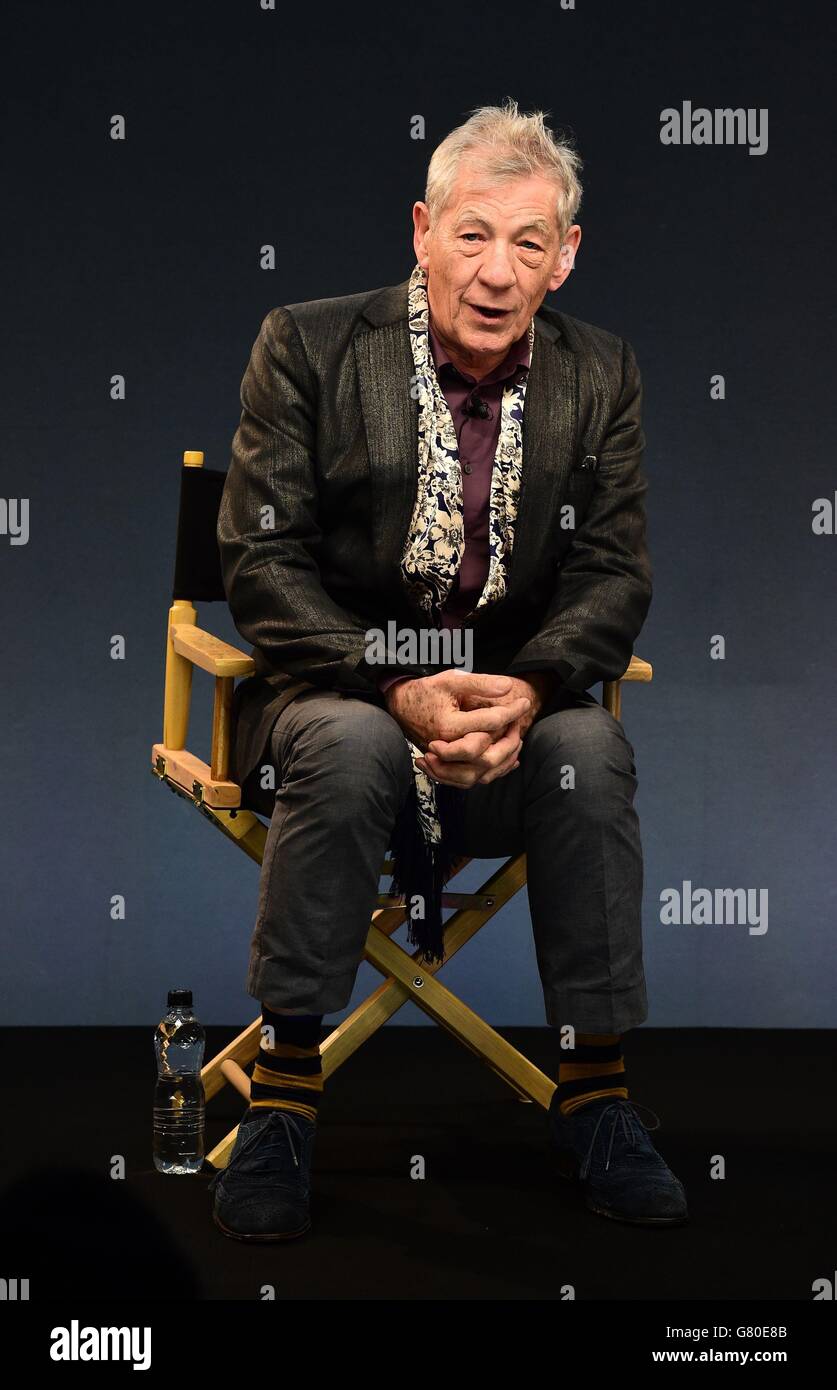 Sir ian mckellen meet the actor event hi-res stock photography and ...