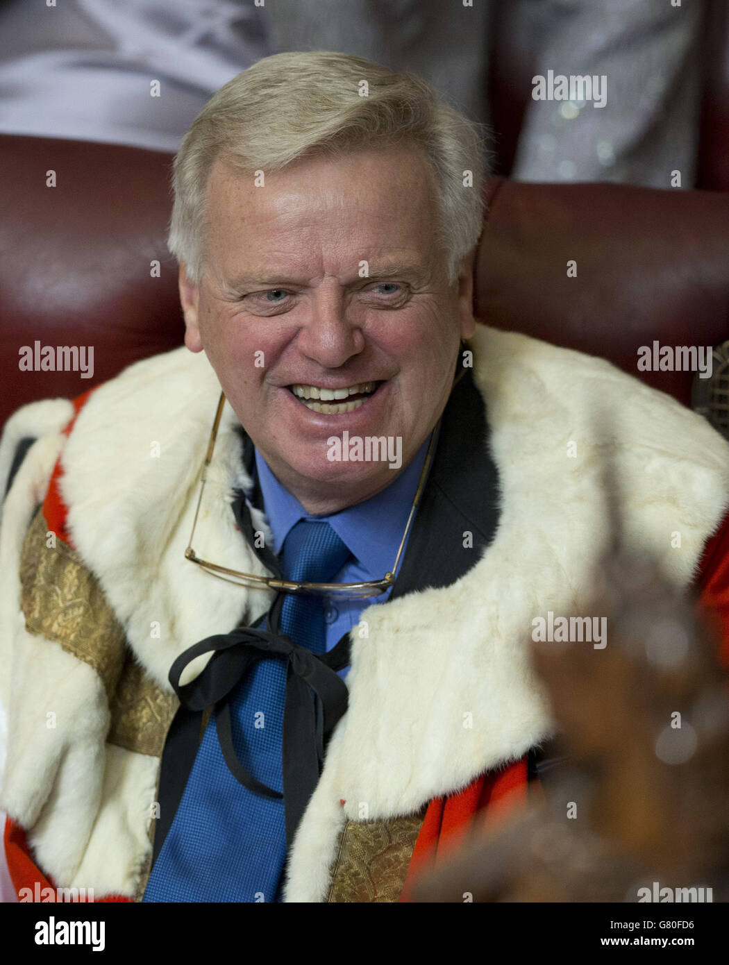 Lord Michael Grade in the House of Lords ahead of the Queen's speech ...