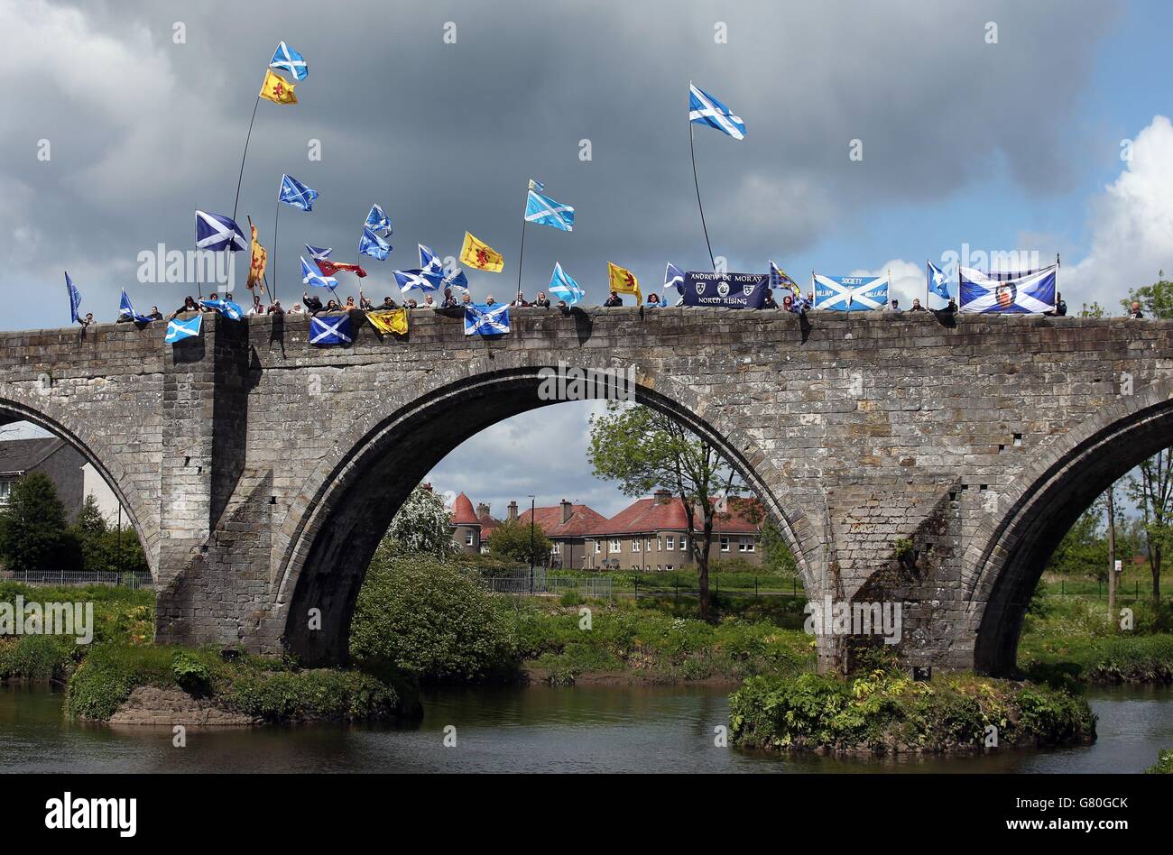 Lion rampant of scotland flags hi-res stock photography and images - Alamy