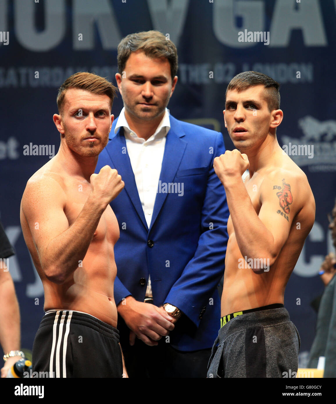 Boxing - Kell Brook v Frankie Gavin Weigh-in - The O2 Arena. Scott ...