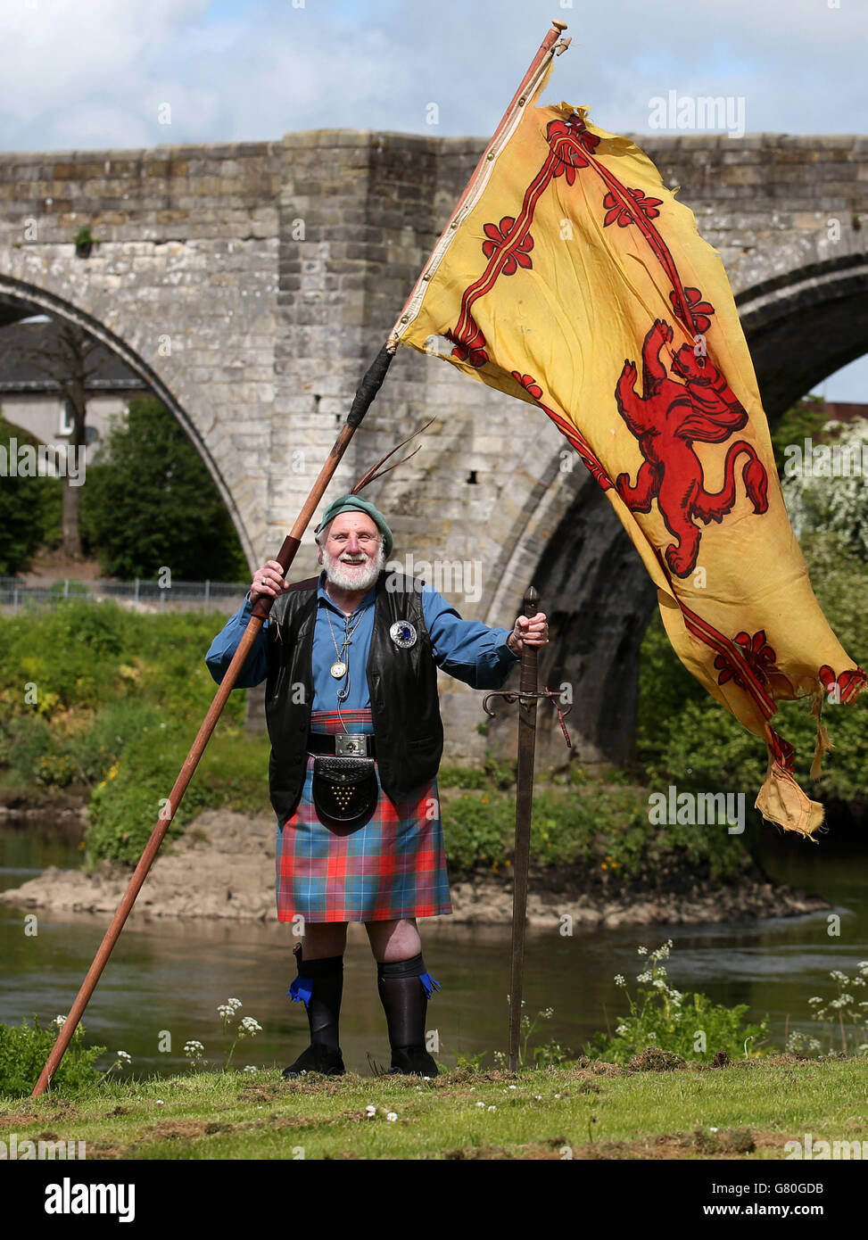 Flag braveheart hi-res stock photography and images - Alamy
