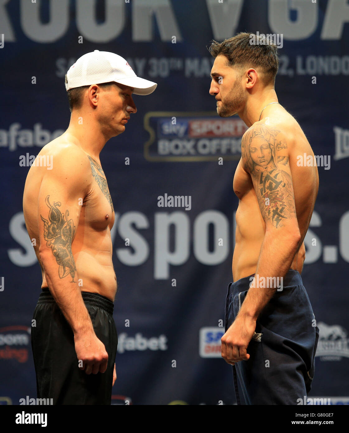 Boxing - Kell Brook v Frankie Gavin Weigh-in - The O2 Arena Stock Photo ...