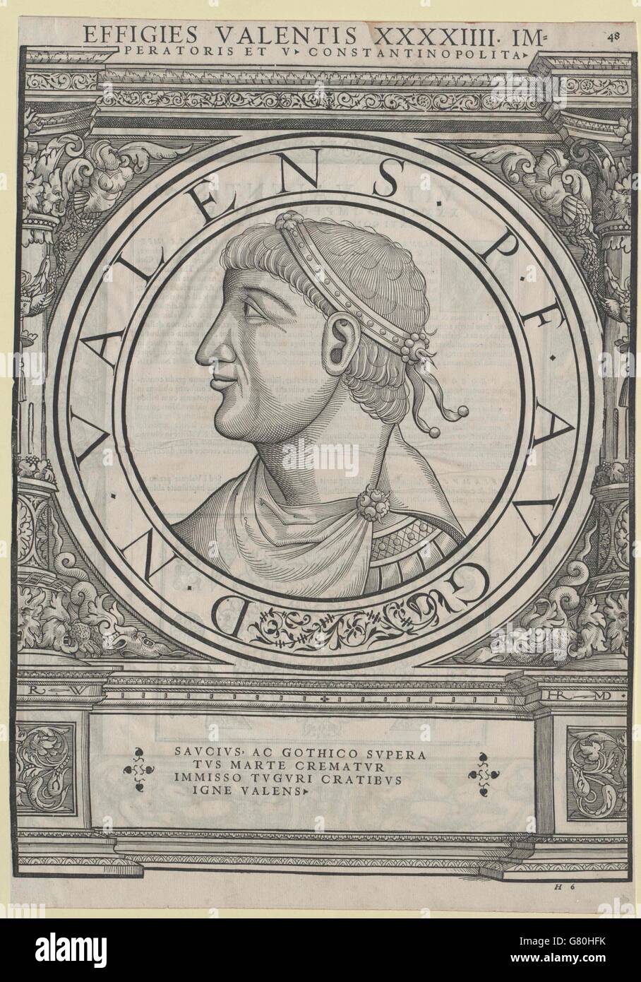 Roman emperor valens hi-res stock photography and images - Alamy