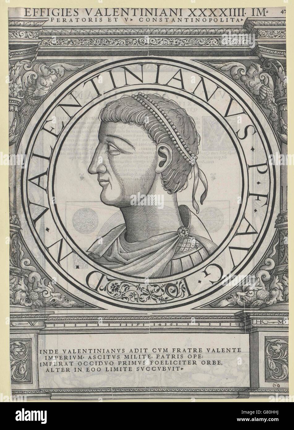 Valentinian I., römischer Kaiser Stock Photo - Alamy