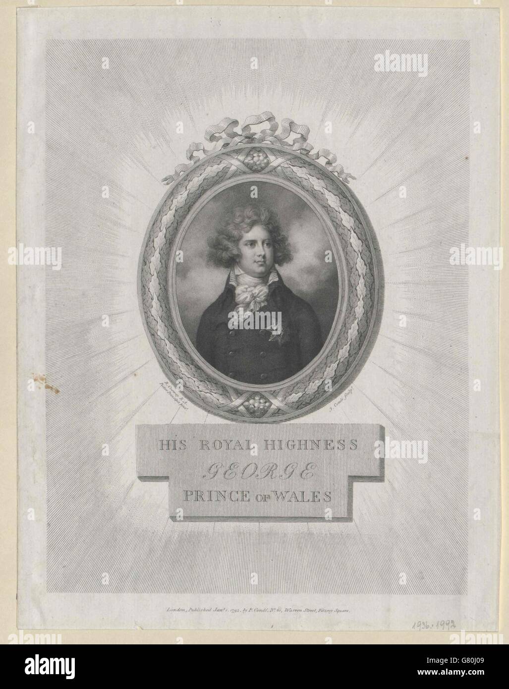 Georg IV., König von England Stock Photo - Alamy