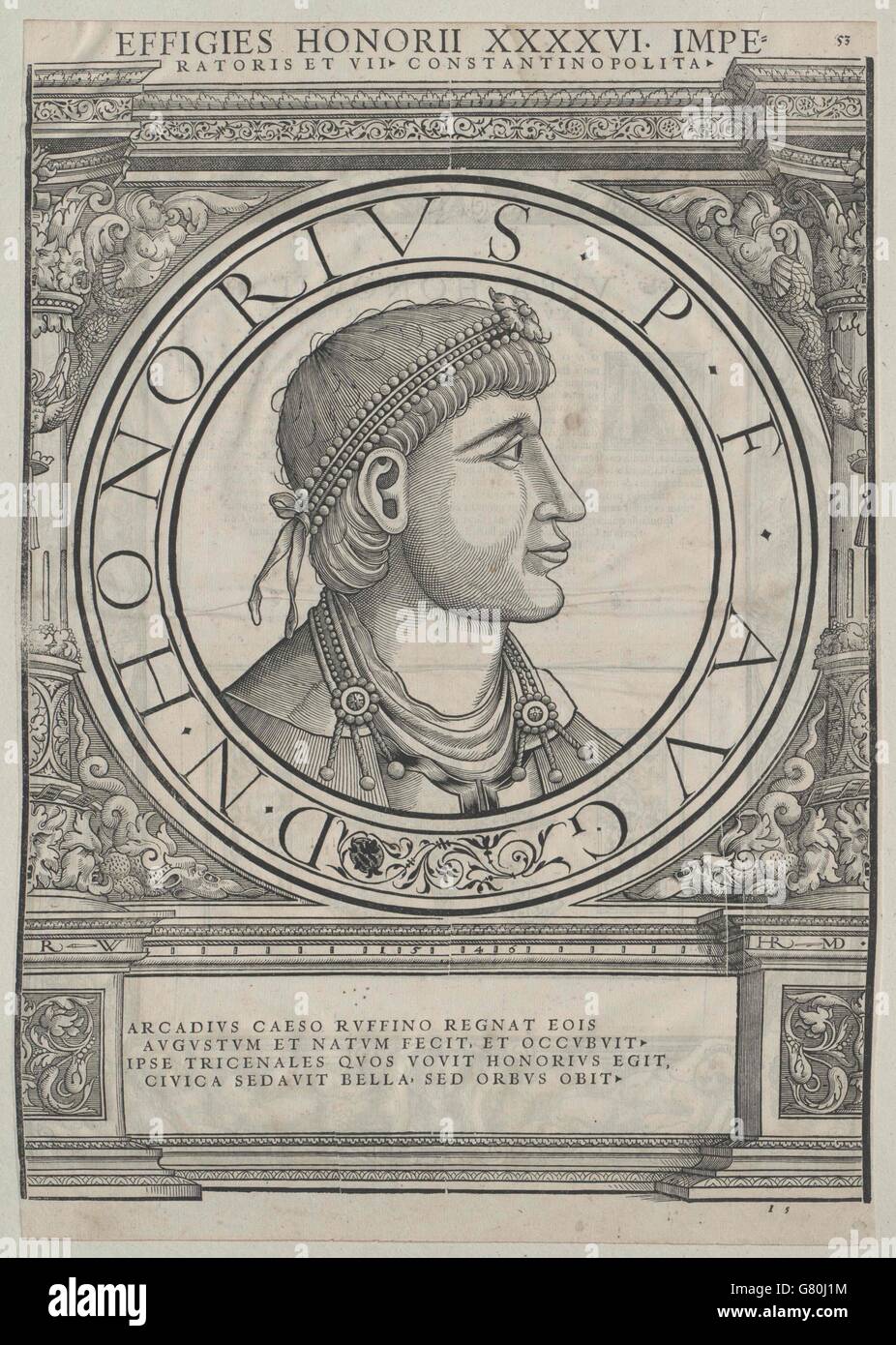 Honorius rome hi-res stock photography and images - Alamy