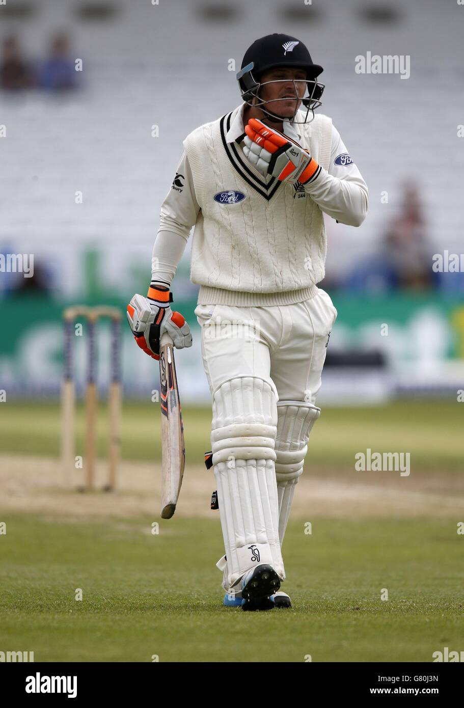 New Zealand's BJ Watling leaves after being caught out for 120 during ...