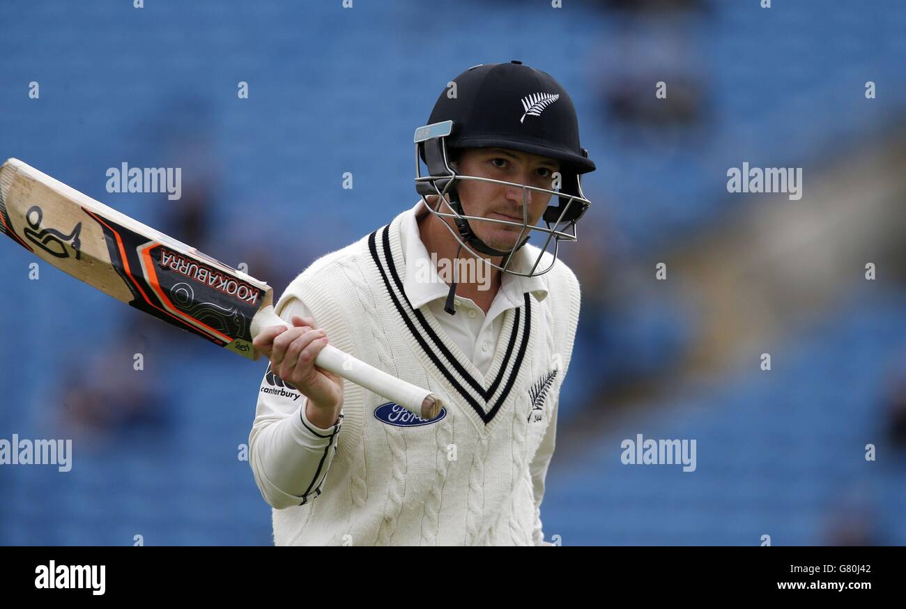 New Zealand's BJ Watling leaves after being caught out for 120 during ...