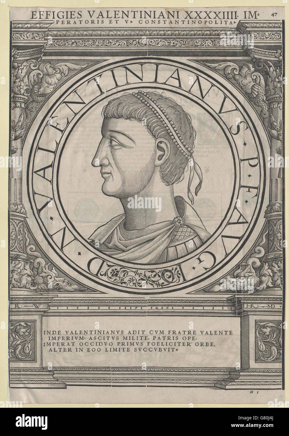 Emperor valentinian hi-res stock photography and images - Alamy