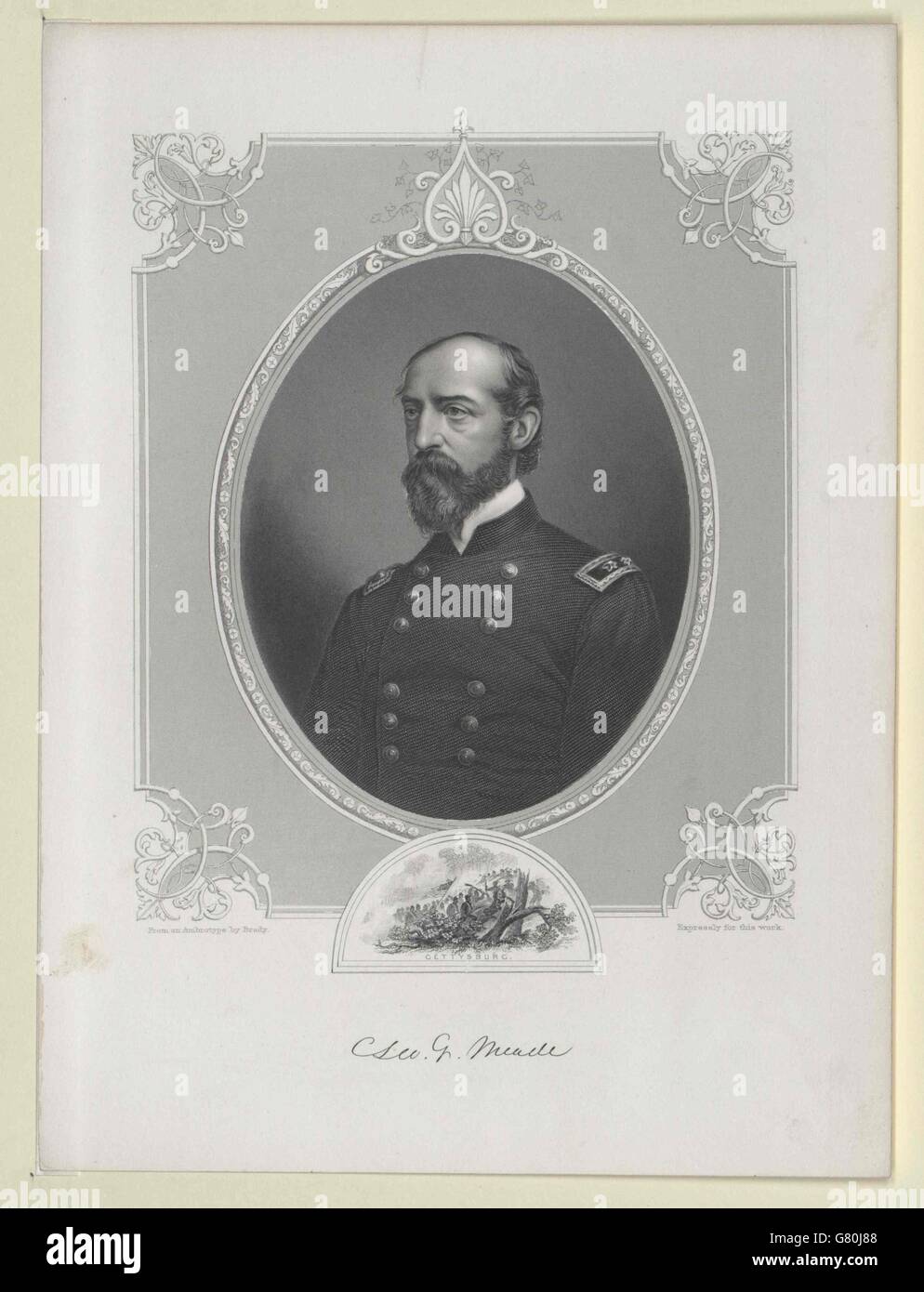 Meade, George Gordon Stock Photo - Alamy