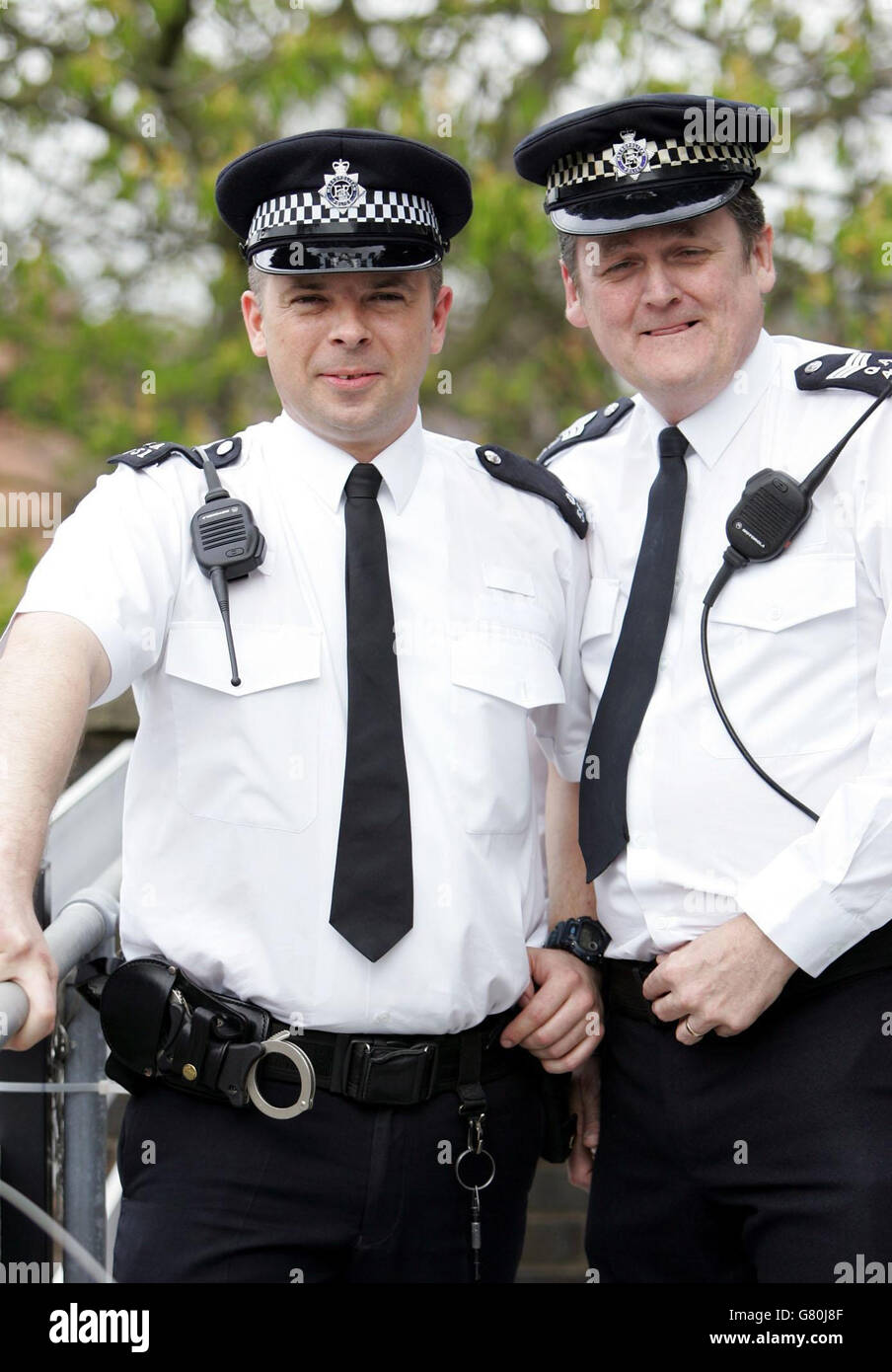 Sergeant john keane pose press police officers delivered baby girl hi ...