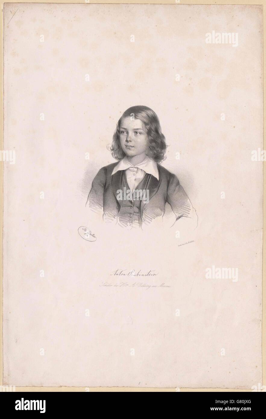 Anton rubinstein portrait hi-res stock photography and images - Alamy