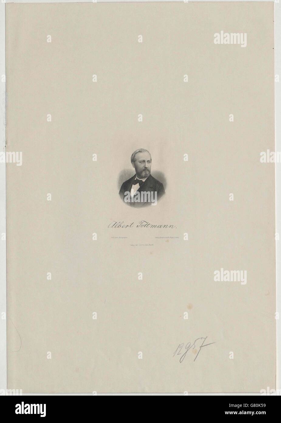 Tottmann, Albert Karl Stock Photo - Alamy