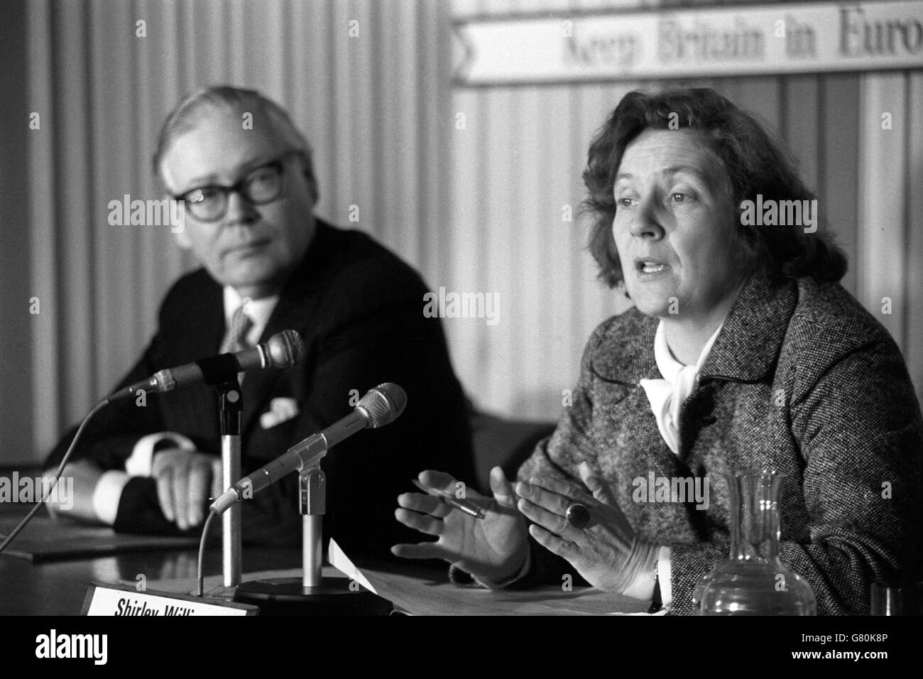 Geoffrey Rippon watches as Secretary of State for Prices and Consumer ...