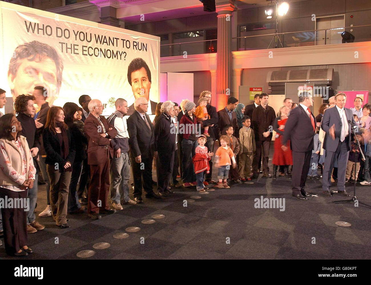 General Election Campaign 2005 - London Stock Photo - Alamy