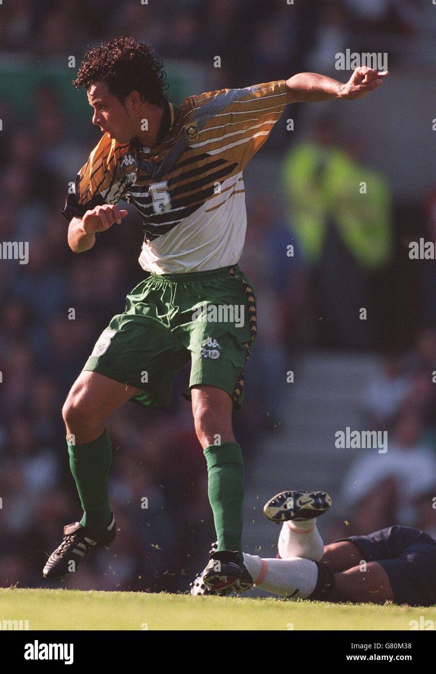International Soccer - England v South Africa. Mark Fish, South Africa ...