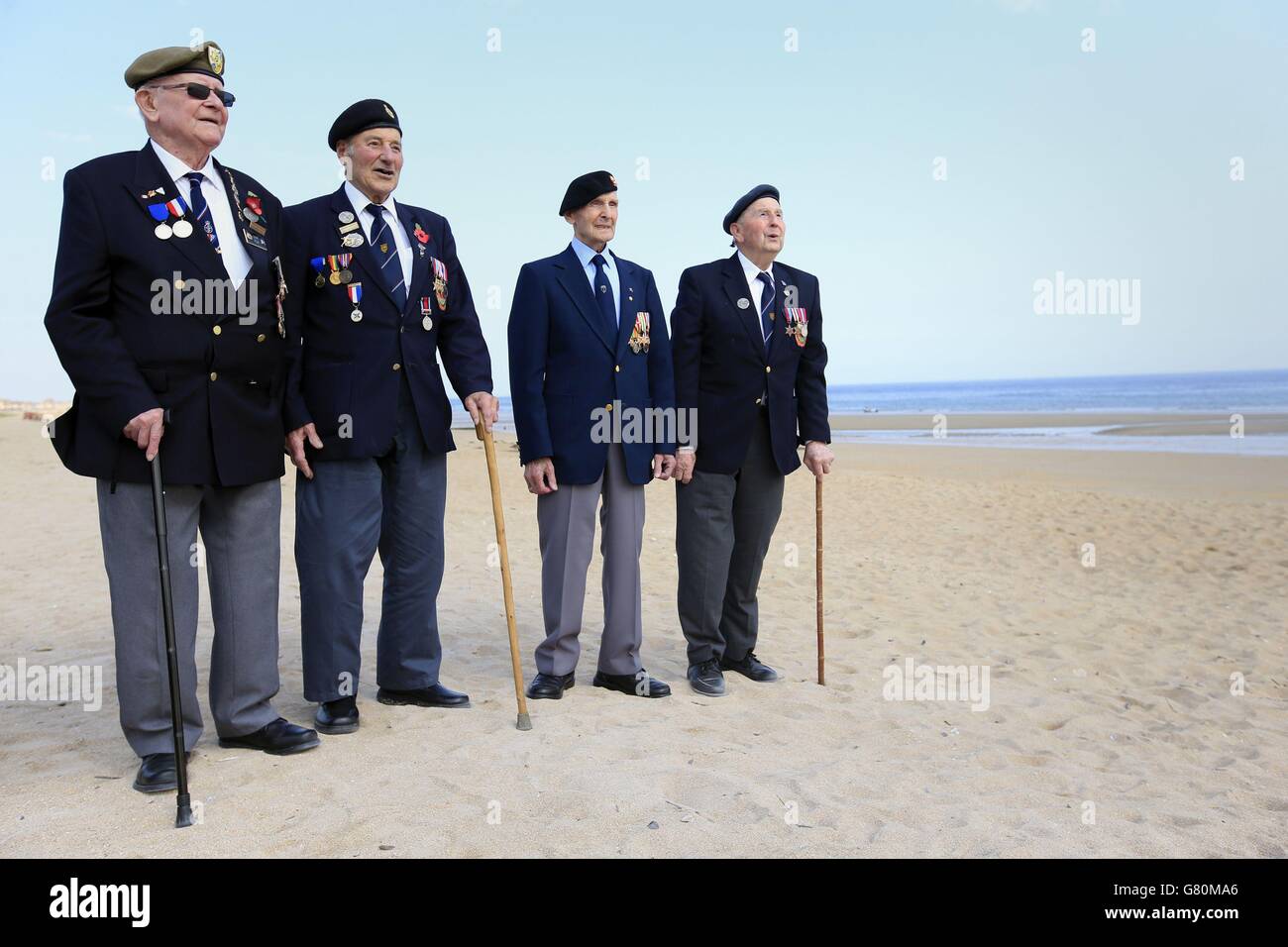 D-Day memorial 71st anniversary Stock Photo - Alamy