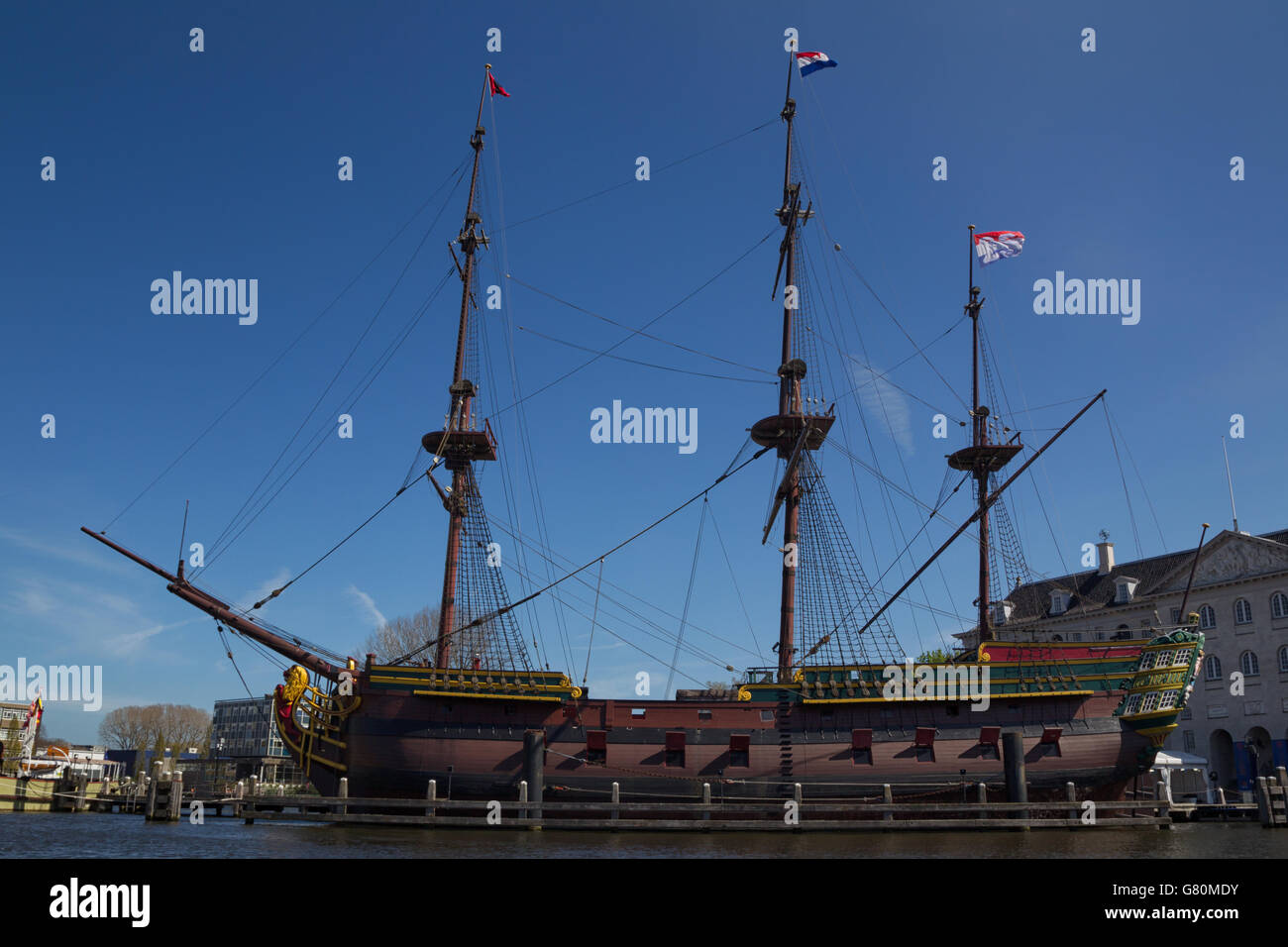 Three masted clipper hi-res stock photography and images - Alamy
