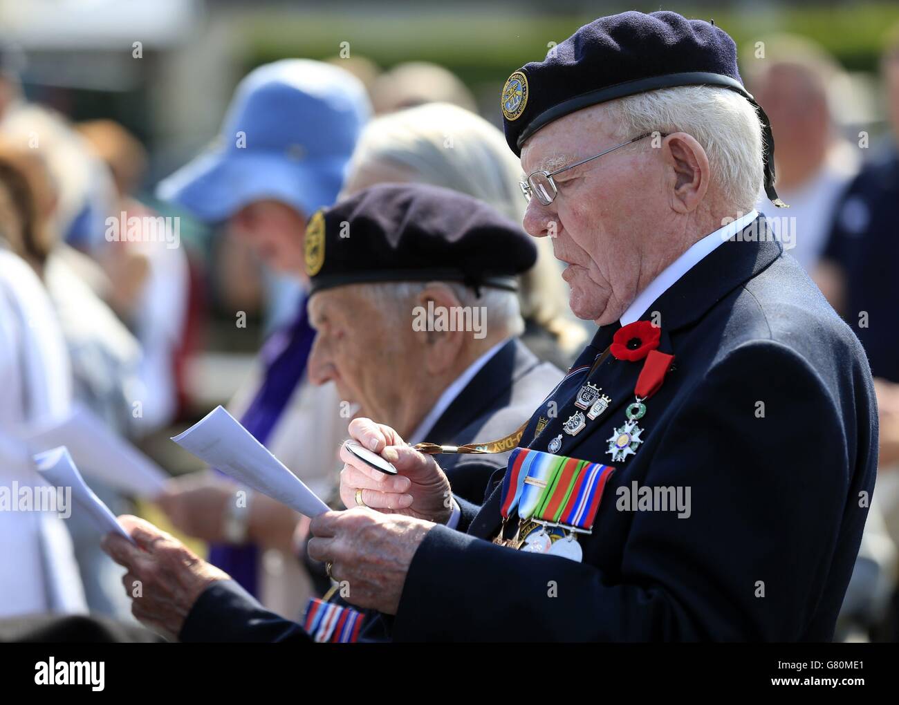 D-Day memorial 71st anniversary Stock Photo - Alamy