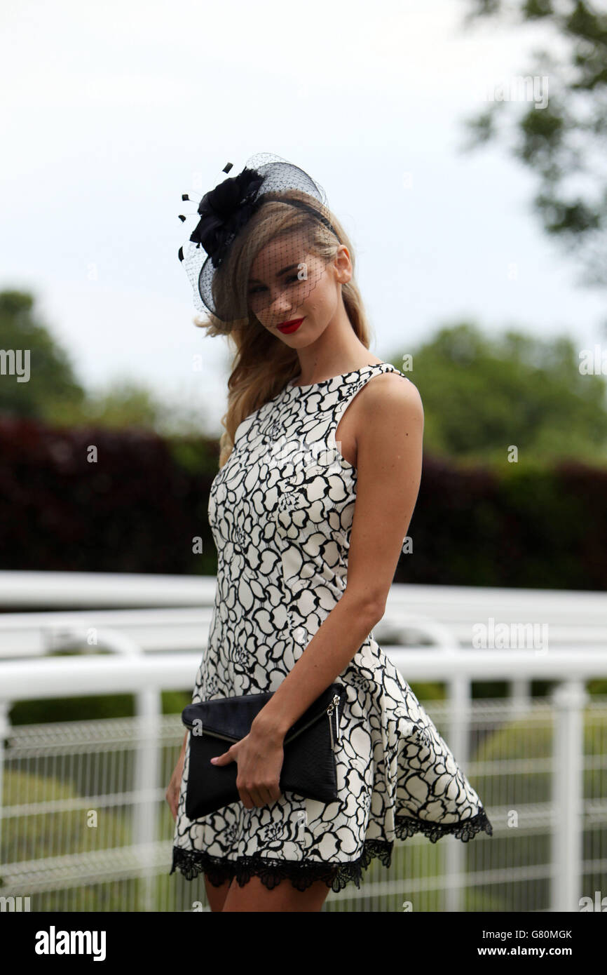Holly Coleman from Surrey arrives on Ladies Day of the 2015 Investec ...