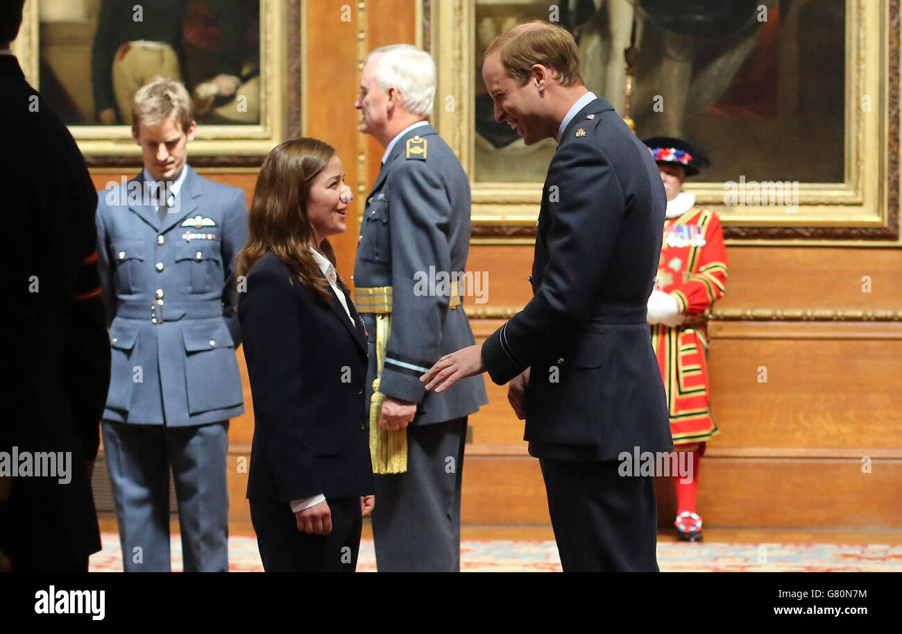 Flight Lieutenant Emma Dutton, Royal Air Force is made an MBE (Member ...