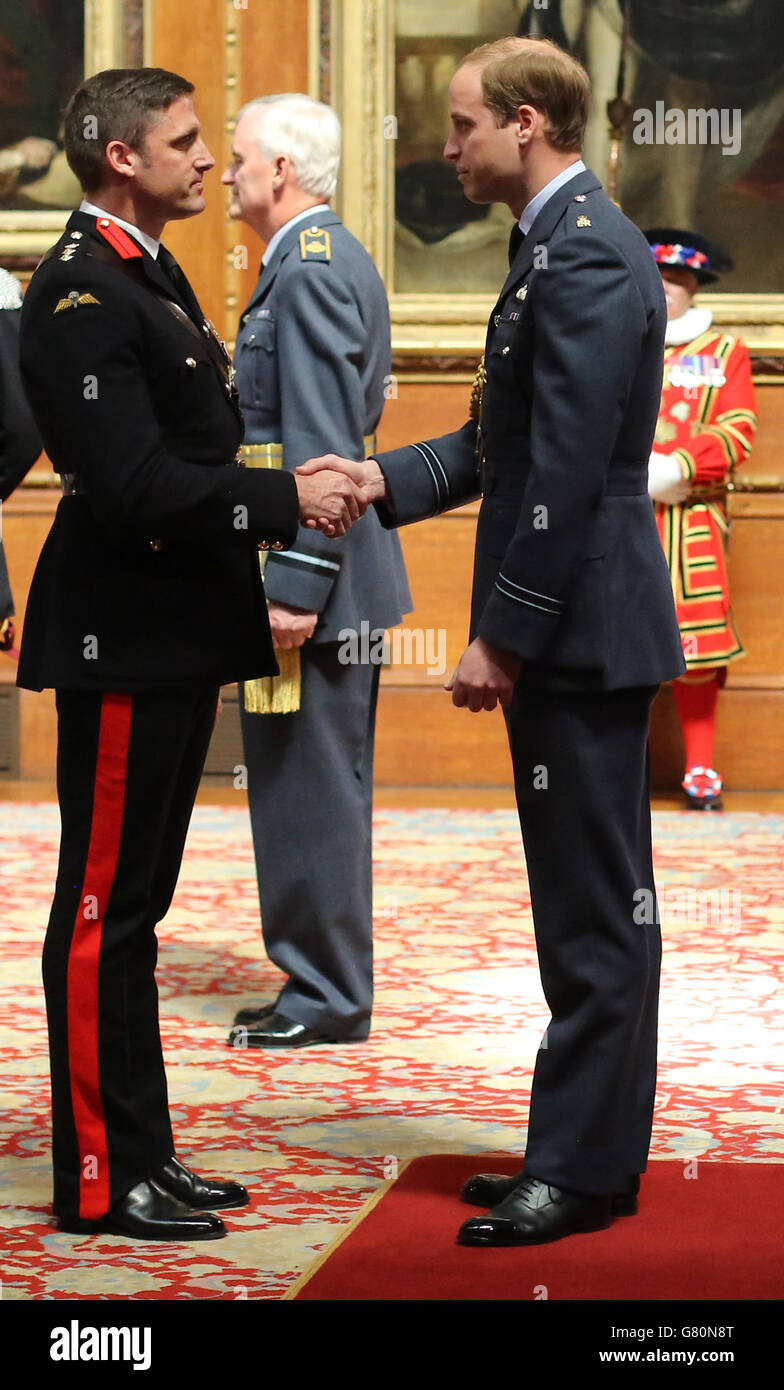Colonel Jaimie Roylance, Royal Marines, is made an OBE (Officer of the ...