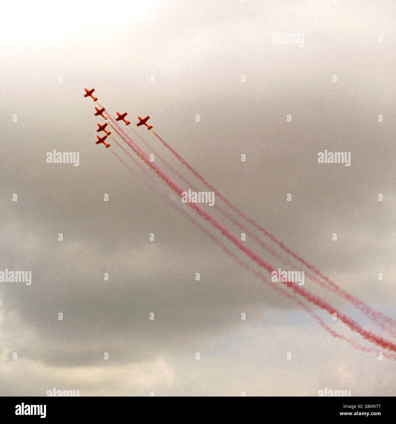 Royal air force central flying school aerobatic team hi-res stock ...