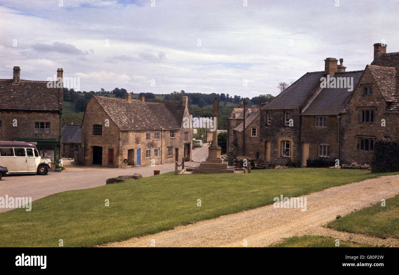 Buildings and Landmarks - Guiting Power - Gloucestershire Stock Photo ...