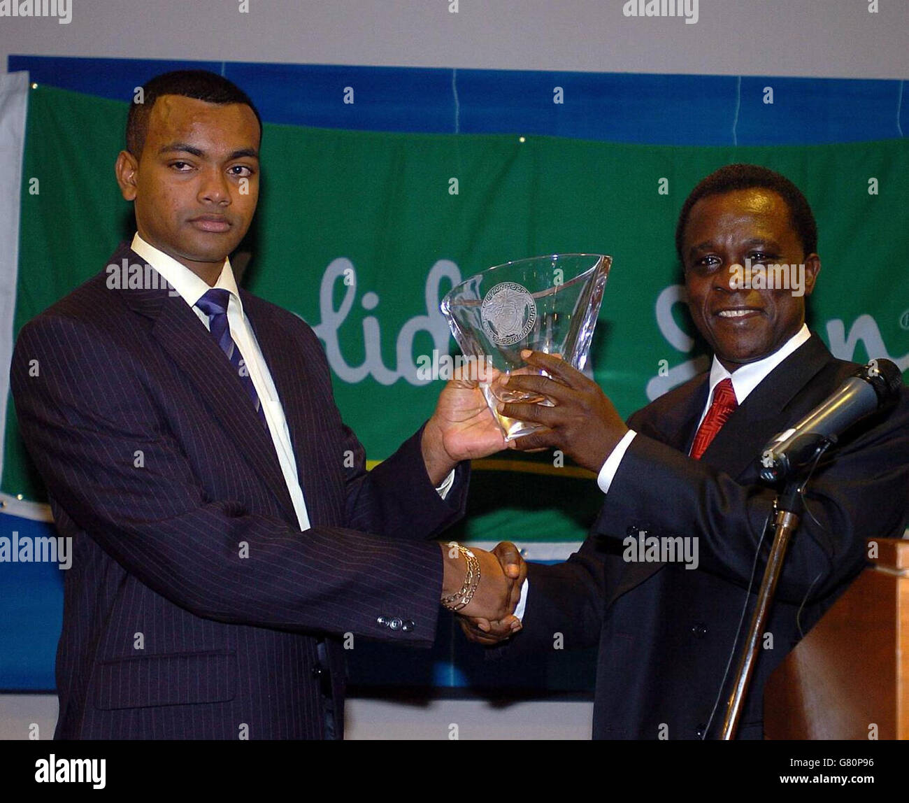 Private Johnson Beharry - reception Stock Photo - Alamy