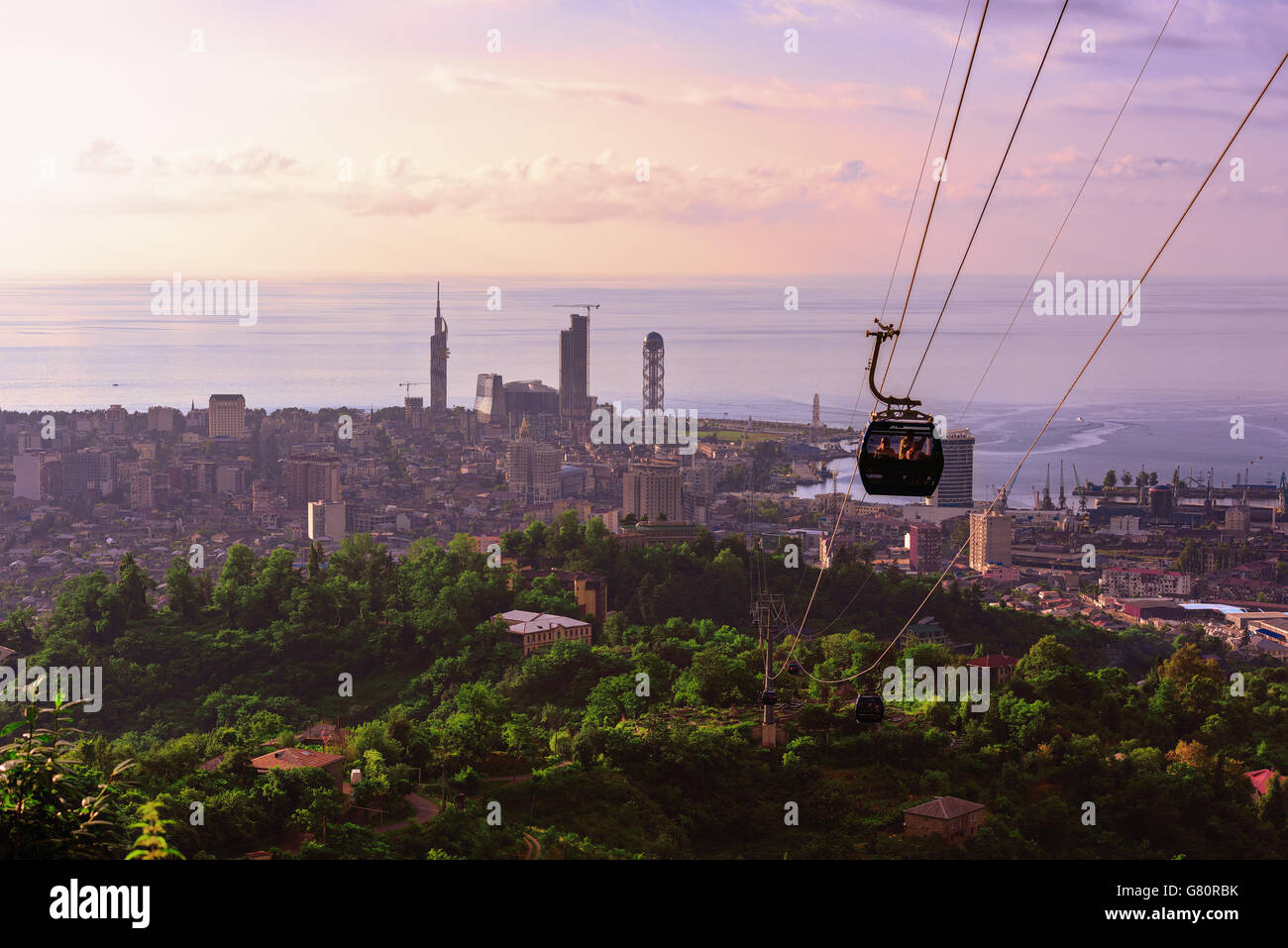 Batumi city skyline sunset hi-res stock photography and images - Alamy
