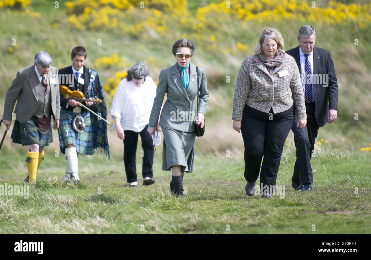 The Princess Royal with Beccy Speight, CEO of Woodland Trust Scotland ...