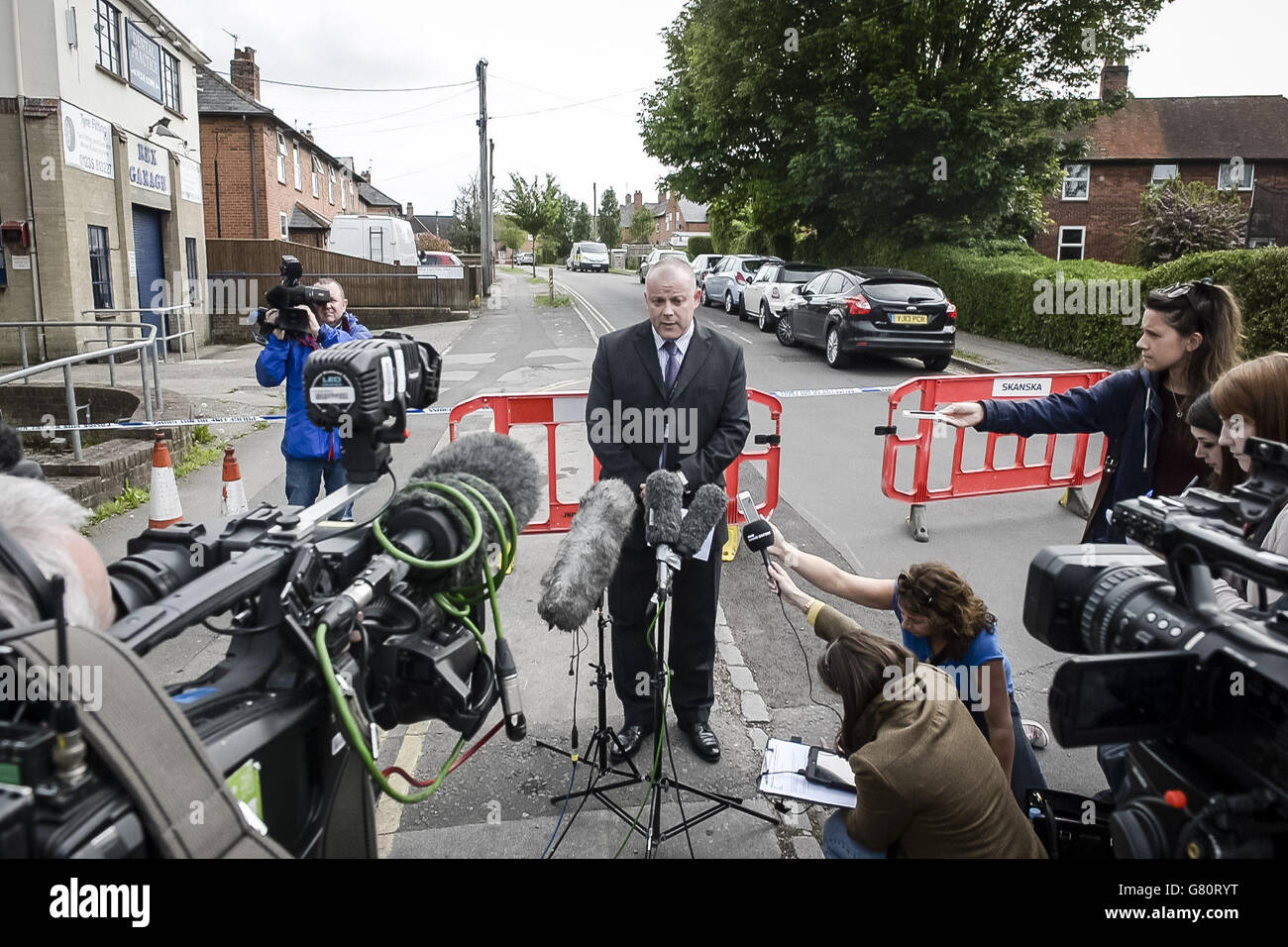 Didcot triple murders Stock Photo - Alamy