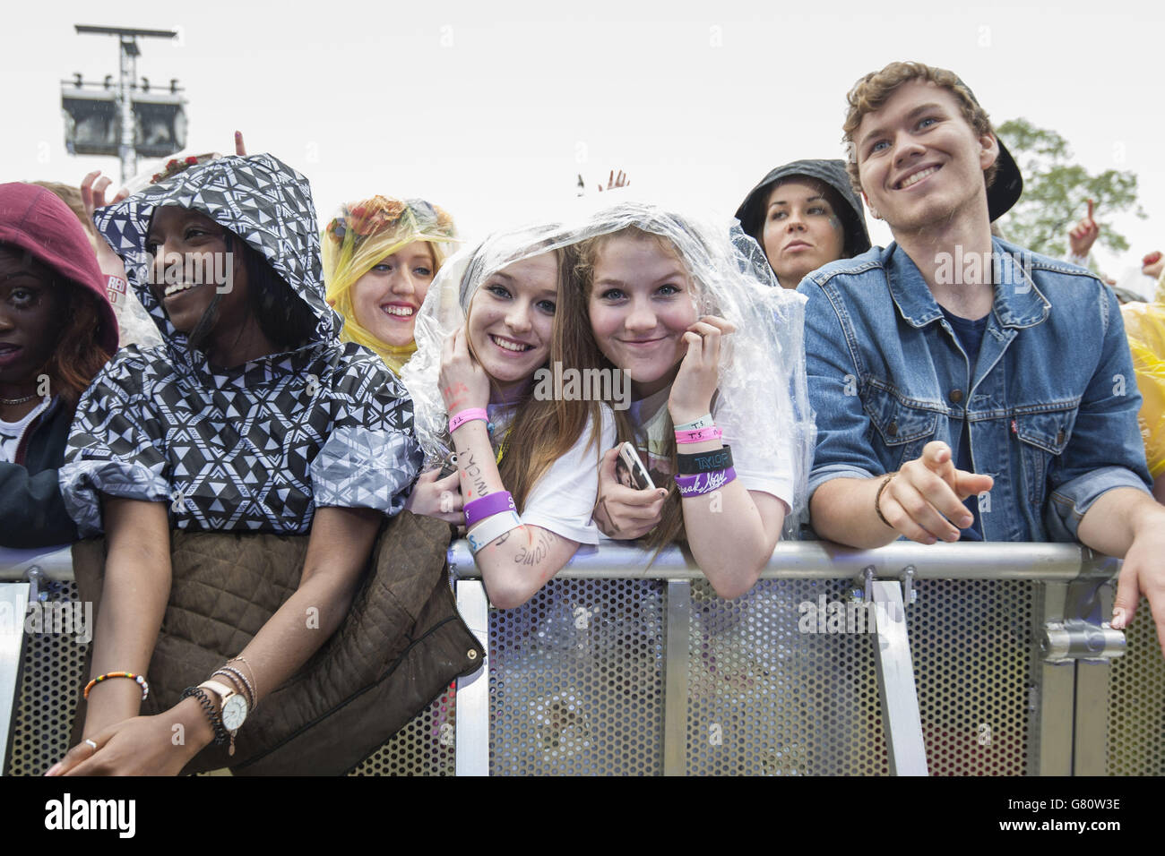 Radio 1 Big Weekend - Norwich - Sunday. The crowd during the Radio 1 ...