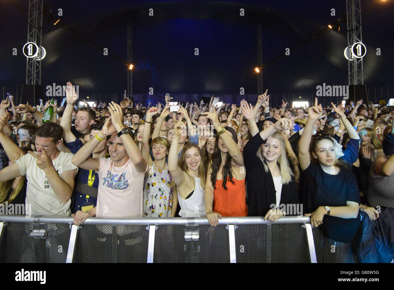 Crowd at the radio 1 big weekend hi-res stock photography and images ...