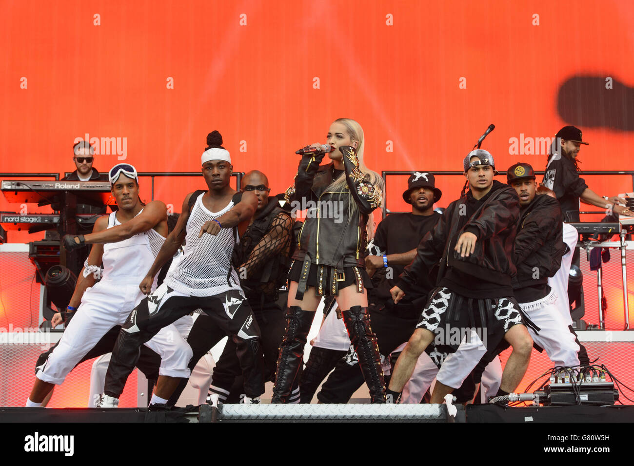 Radio 1 Big Weekend - Norwich - Sunday. Rita Ora performing during the ...