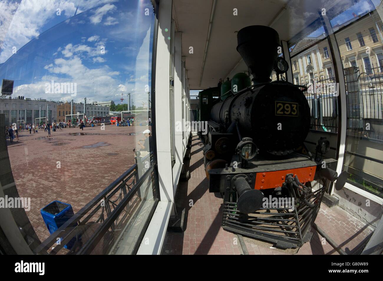 Steam Train Engine 293, Leninlocomotive, Finlyandskiy or Finland ...