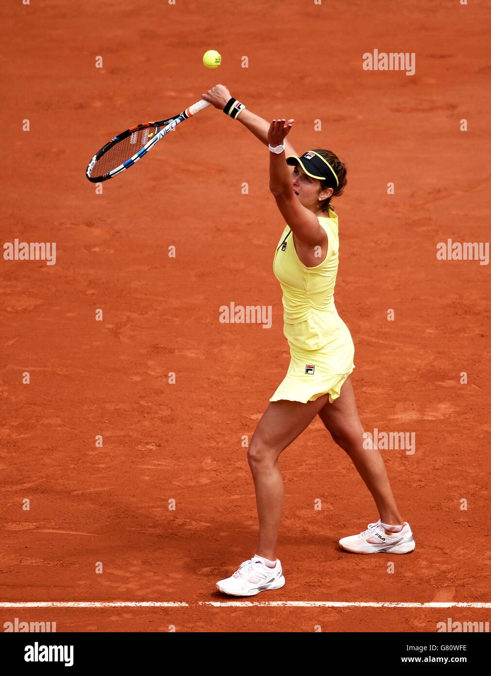 Julia Gorges during her 2nd round women's singles match against ...