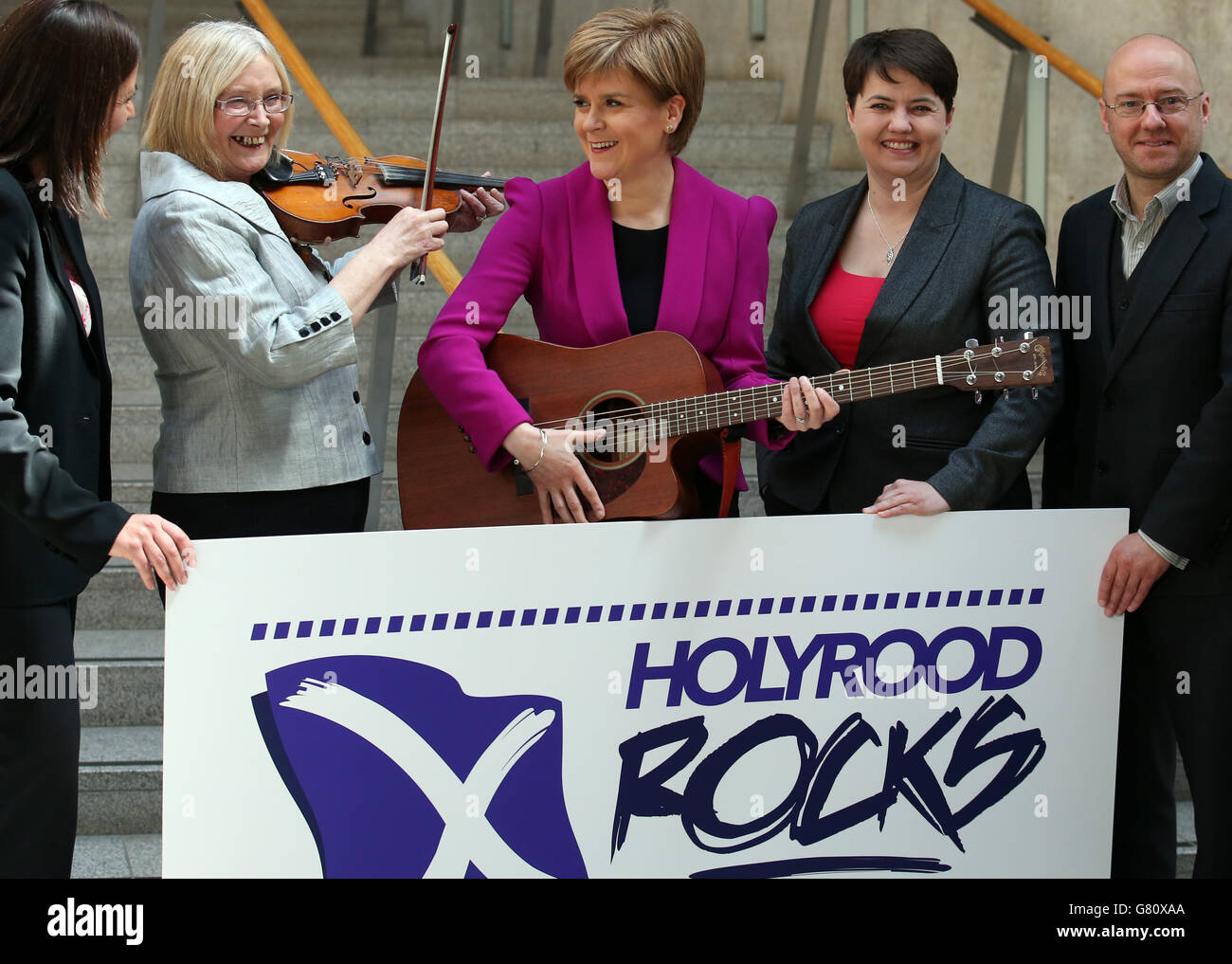 Launch holyrood rocks hi-res stock photography and images - Alamy