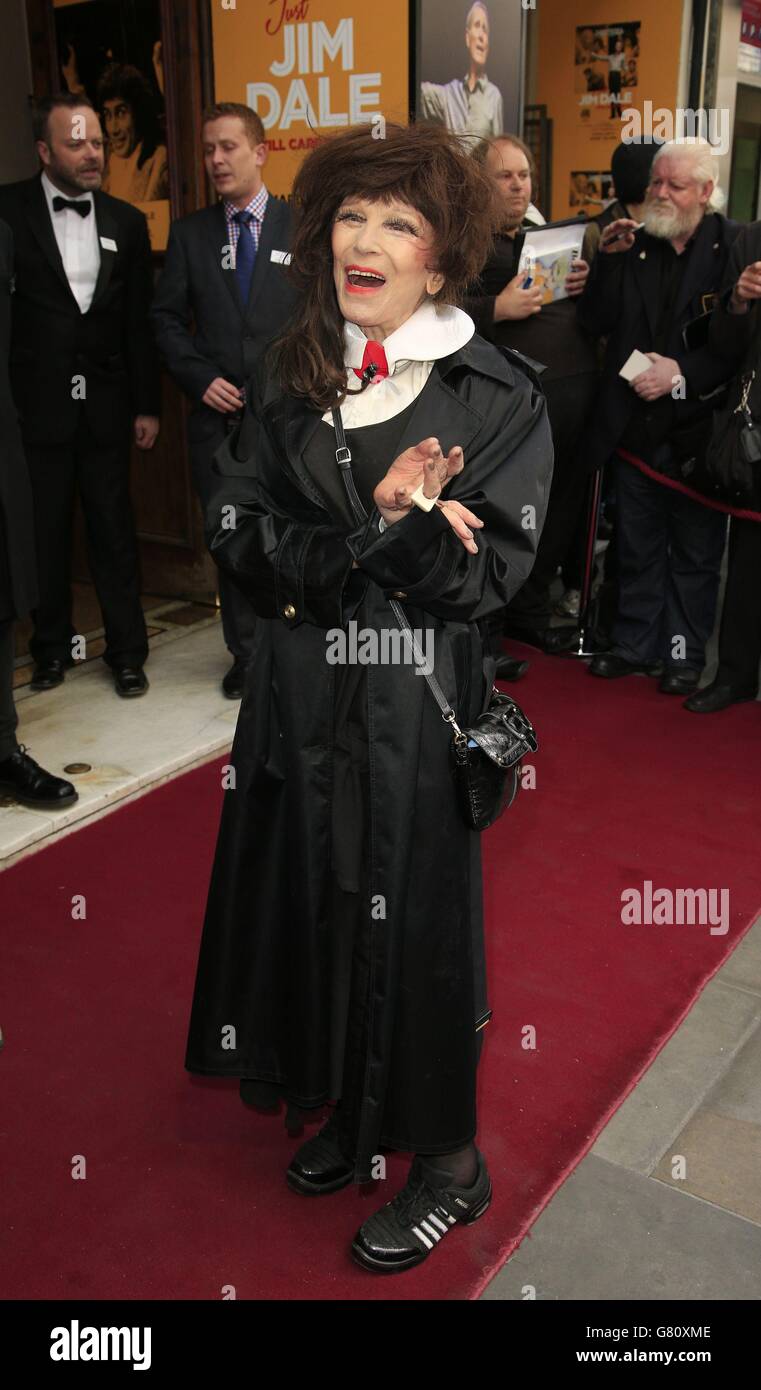 Just Jim Dale press night - London Stock Photo - Alamy