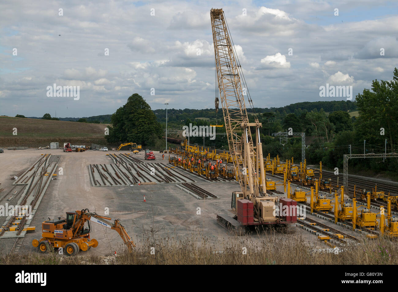 Worksite warning sign hi-res stock photography and images - Alamy