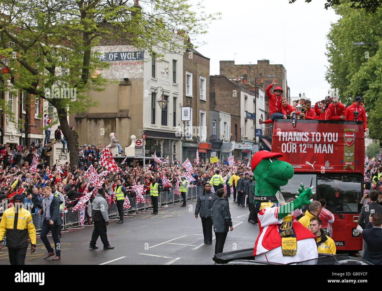 Soccer - FA Cup - Arsenal Winners Parade - London Stock Photo - Alamy
