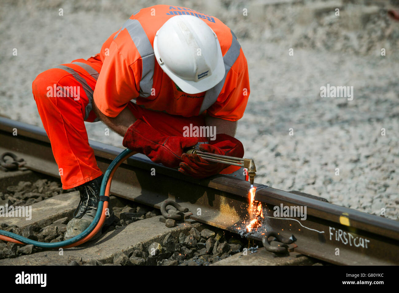 Network rail upgrade work hi-res stock photography and images - Alamy