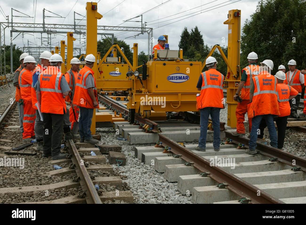 Railway worksite hi-res stock photography and images - Alamy