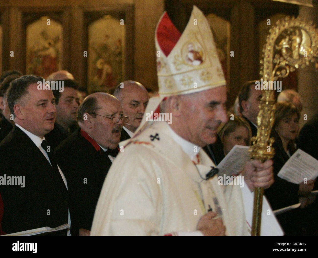 Scotland's First Minister Jack McConnell (left) with Cardinal Keith O ...