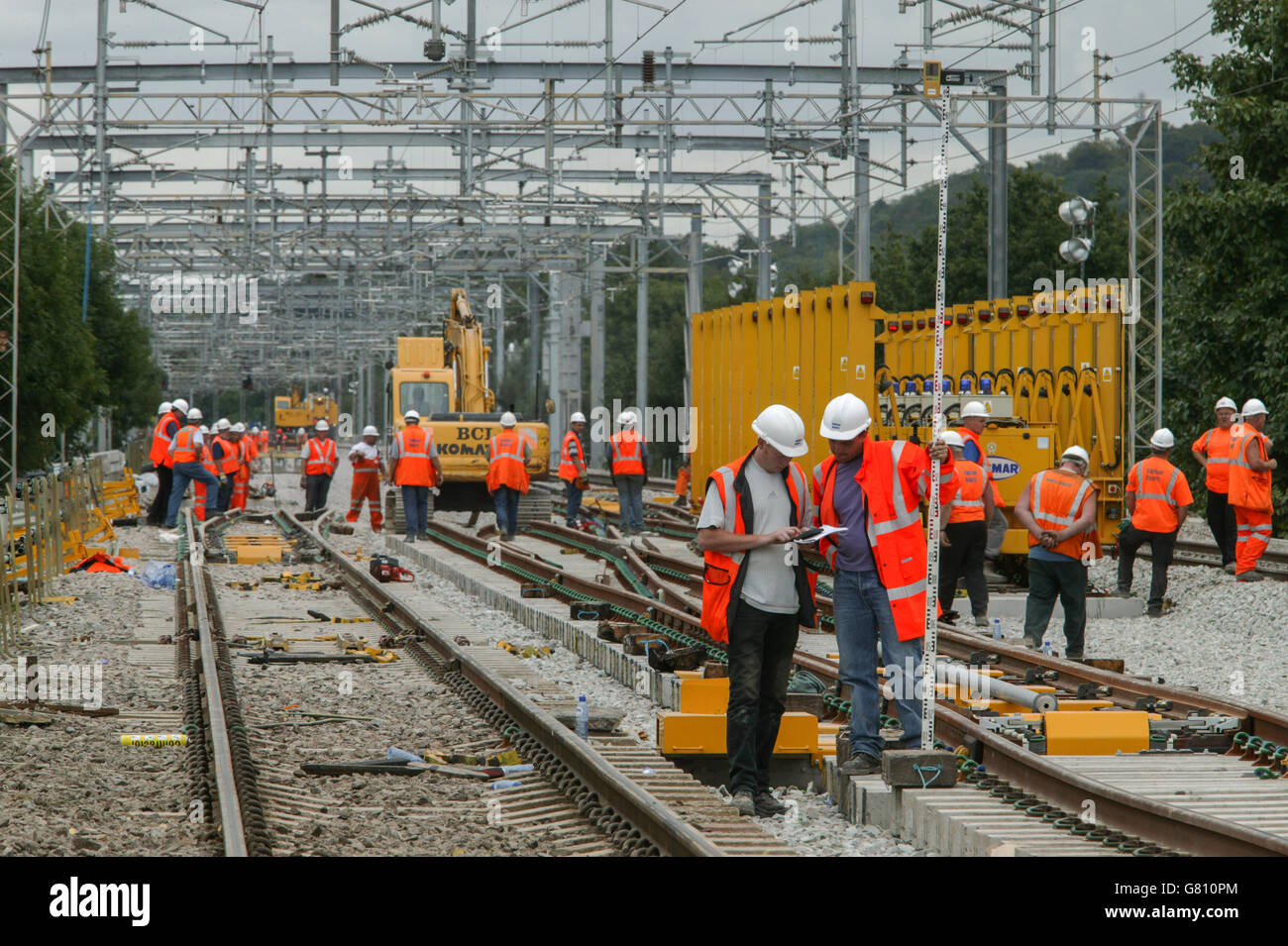 Worksite warning sign hi-res stock photography and images - Alamy