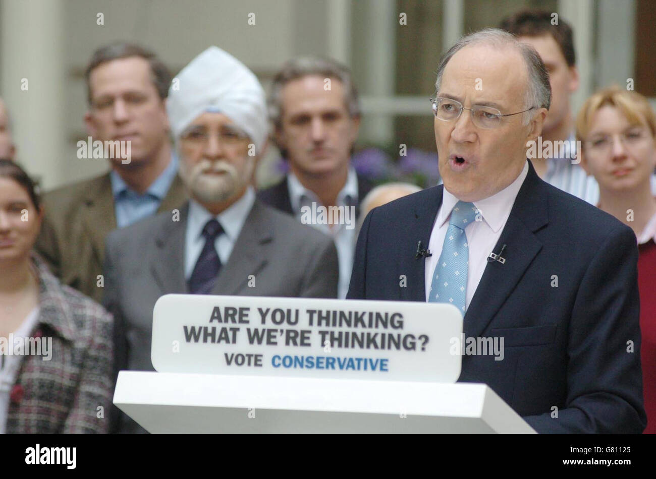 General Election 2005 - Campaign Launches - Conservative Party Stock ...