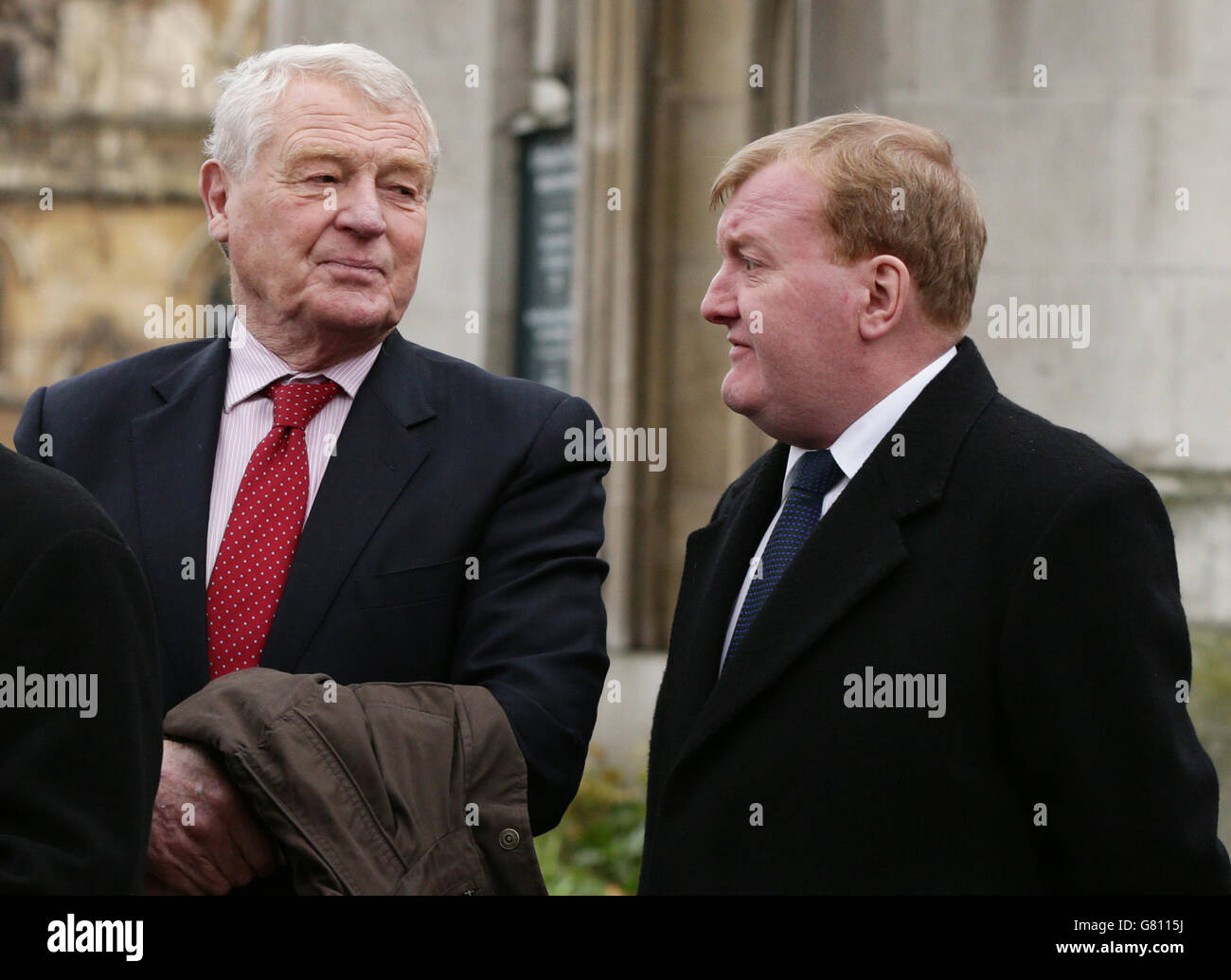 Jeremy Thorpe funeral Stock Photo - Alamy