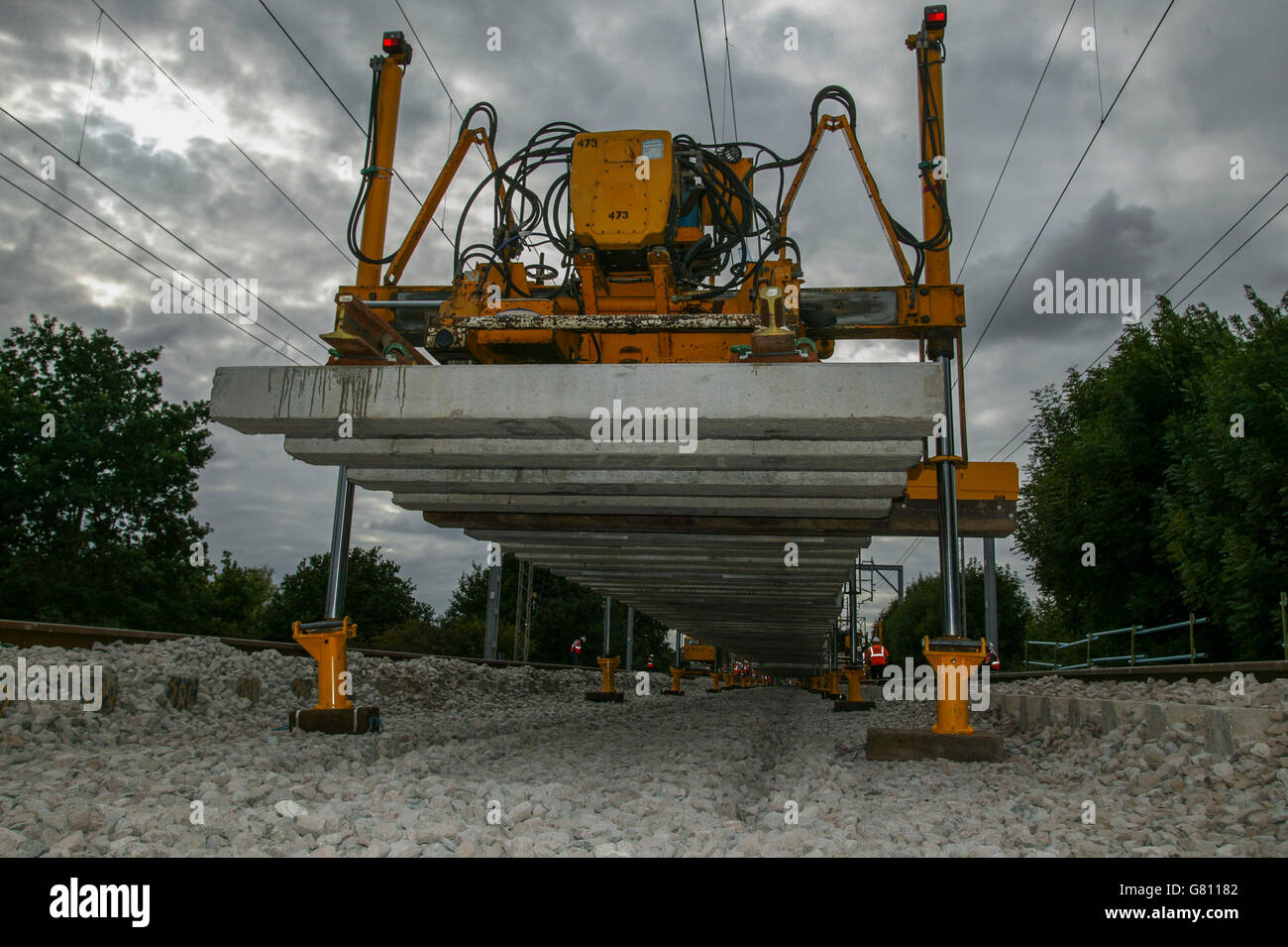 Worksite warning sign hi-res stock photography and images - Alamy