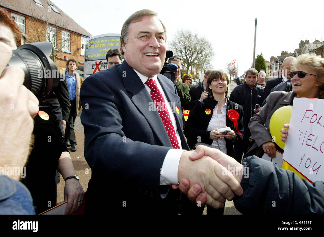 General Election 2005 - Campaign Launches - Labour Party Stock Photo ...